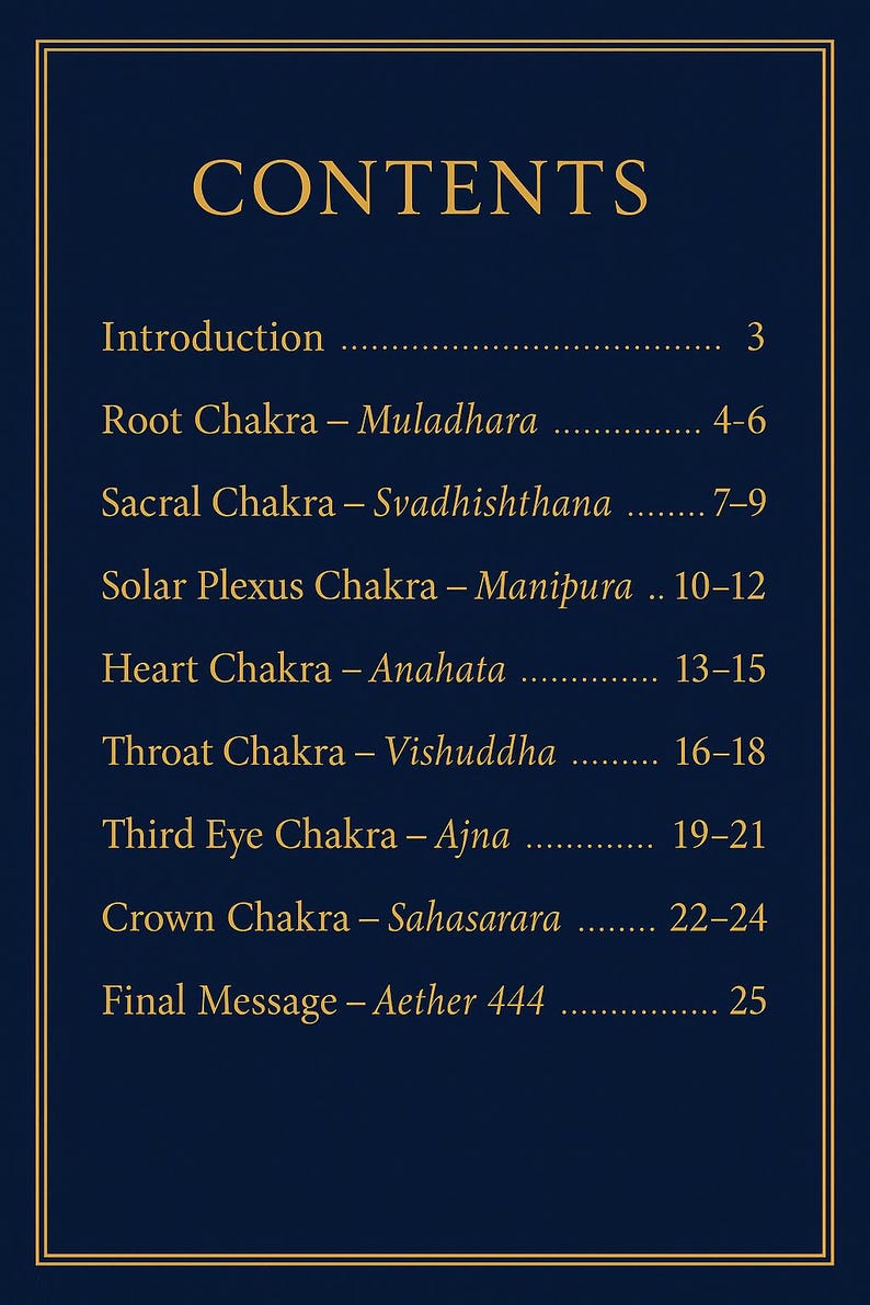 The Cosmic Chakra Codex | Bundle | Printable Chakra Healing Workbook ...