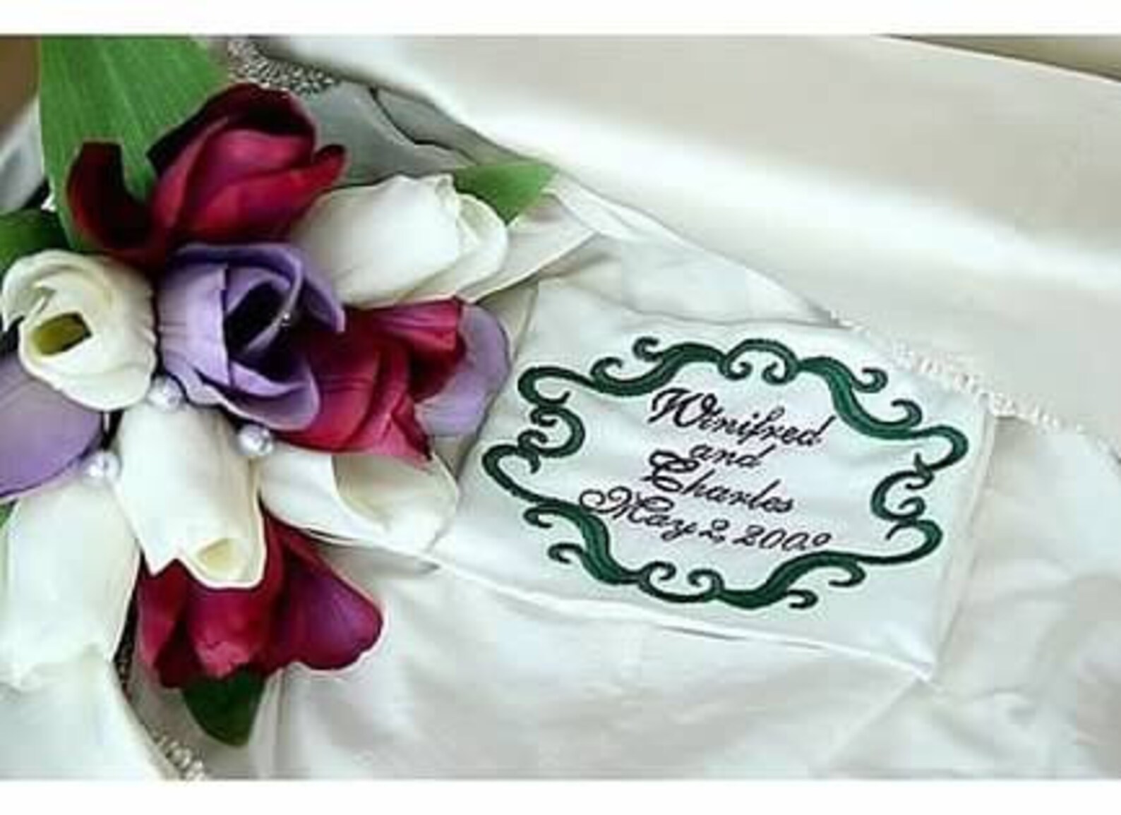 Personalized Wedding Dress Label Tag Wedding Gown Your Something Blue ...