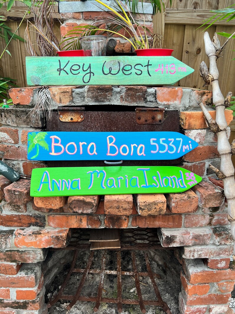 Directional Signs Destination Signs Arrow Sign - Etsy