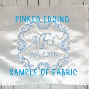 Wedding Dress Label Tag Gown Your Something Blue Imported Italian Linen ...