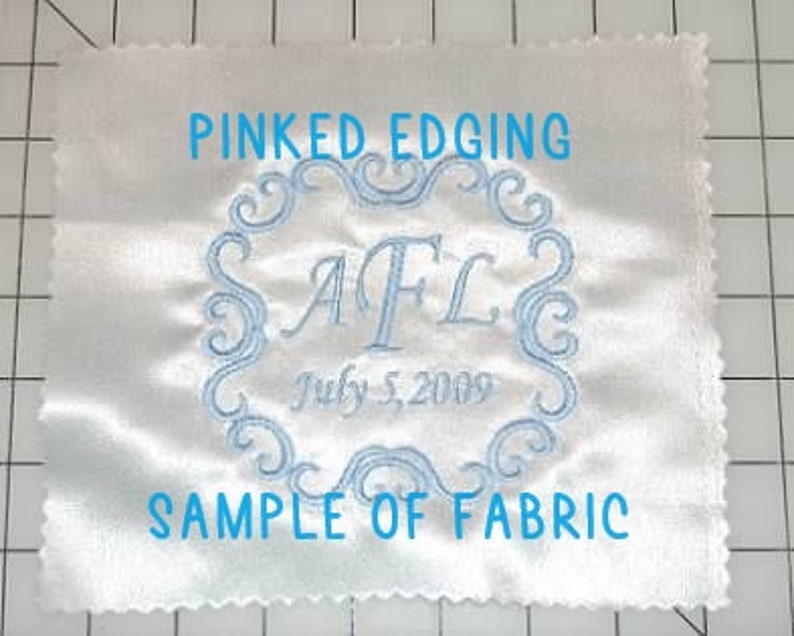 Wedding Dress Label Tag Gown Your Something Blue Imported Italian Linen ...