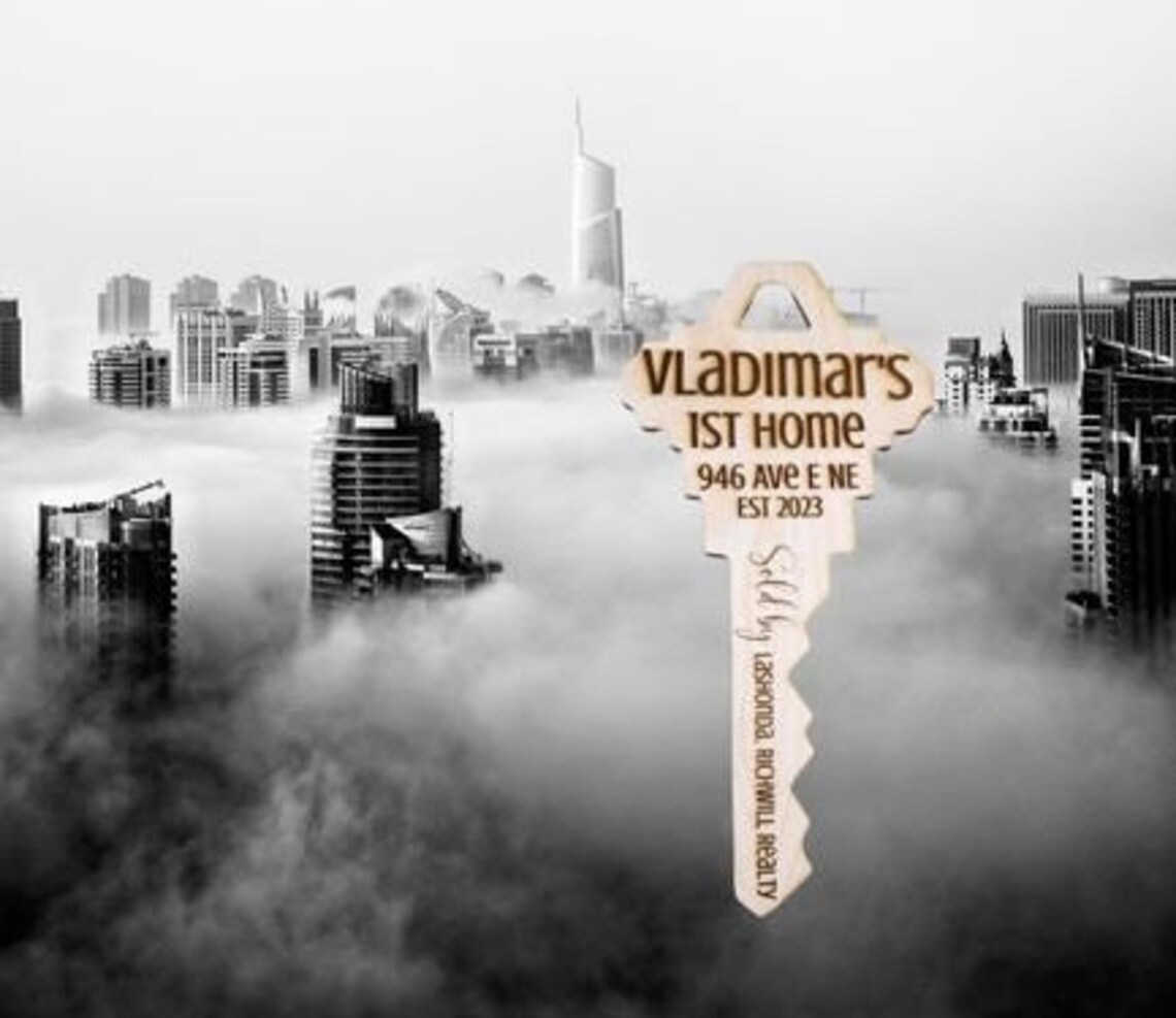 Personalized New Home Key Realtor / New Home Owners / Realtor - Etsy