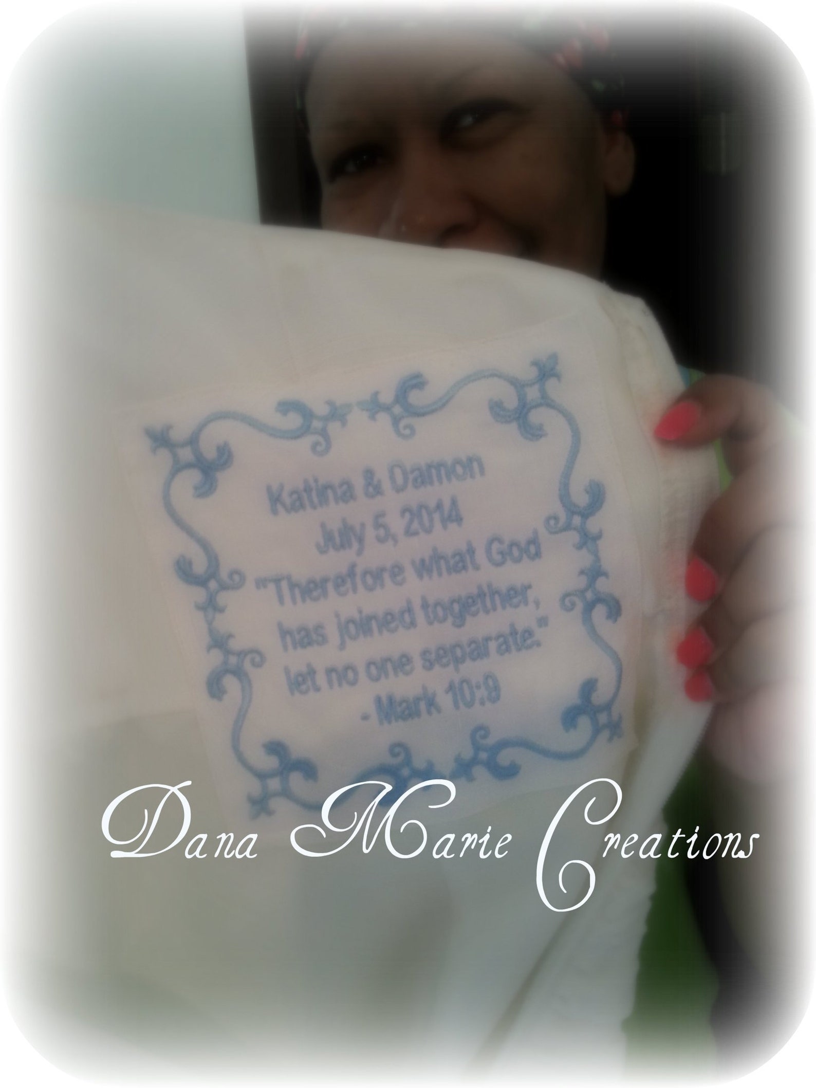 Personalized Wedding Dress Label Tag Wedding Gown Your Something Blue ...