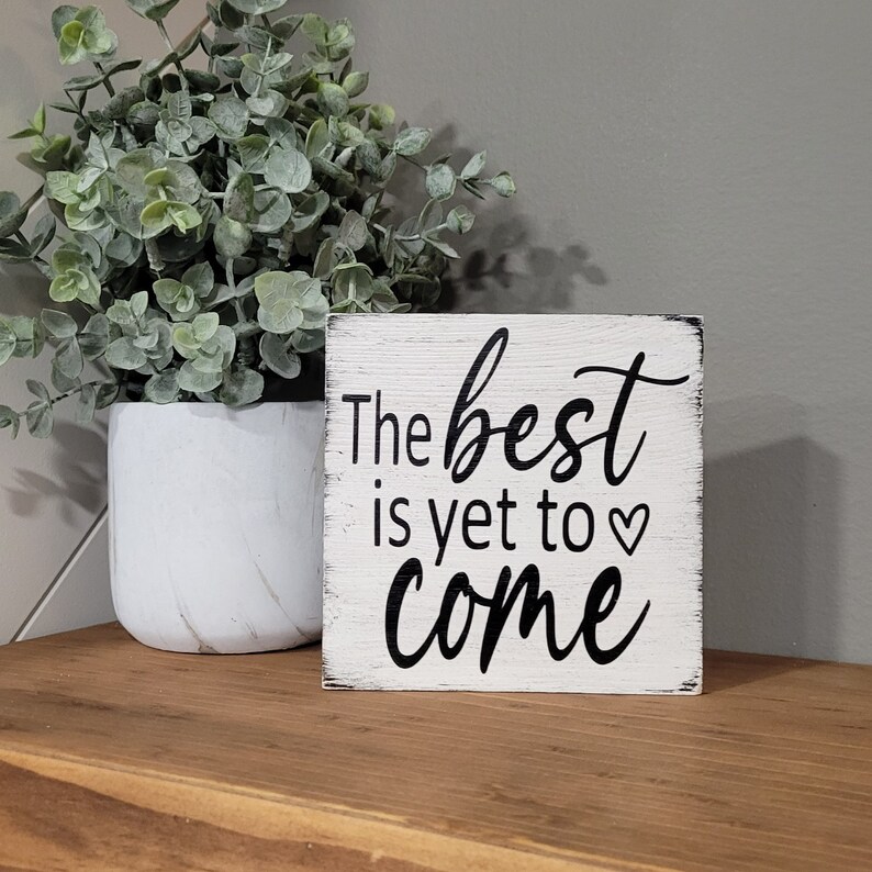 Wood Shelf Sign, Wood Sign, Signs With Sayings, Shelf Signs, Wood Block ...