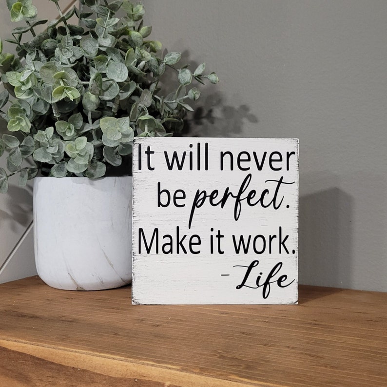 Wood Shelf Sign, Wood Sign, Signs With Sayings, Shelf Signs, Wood Block ...