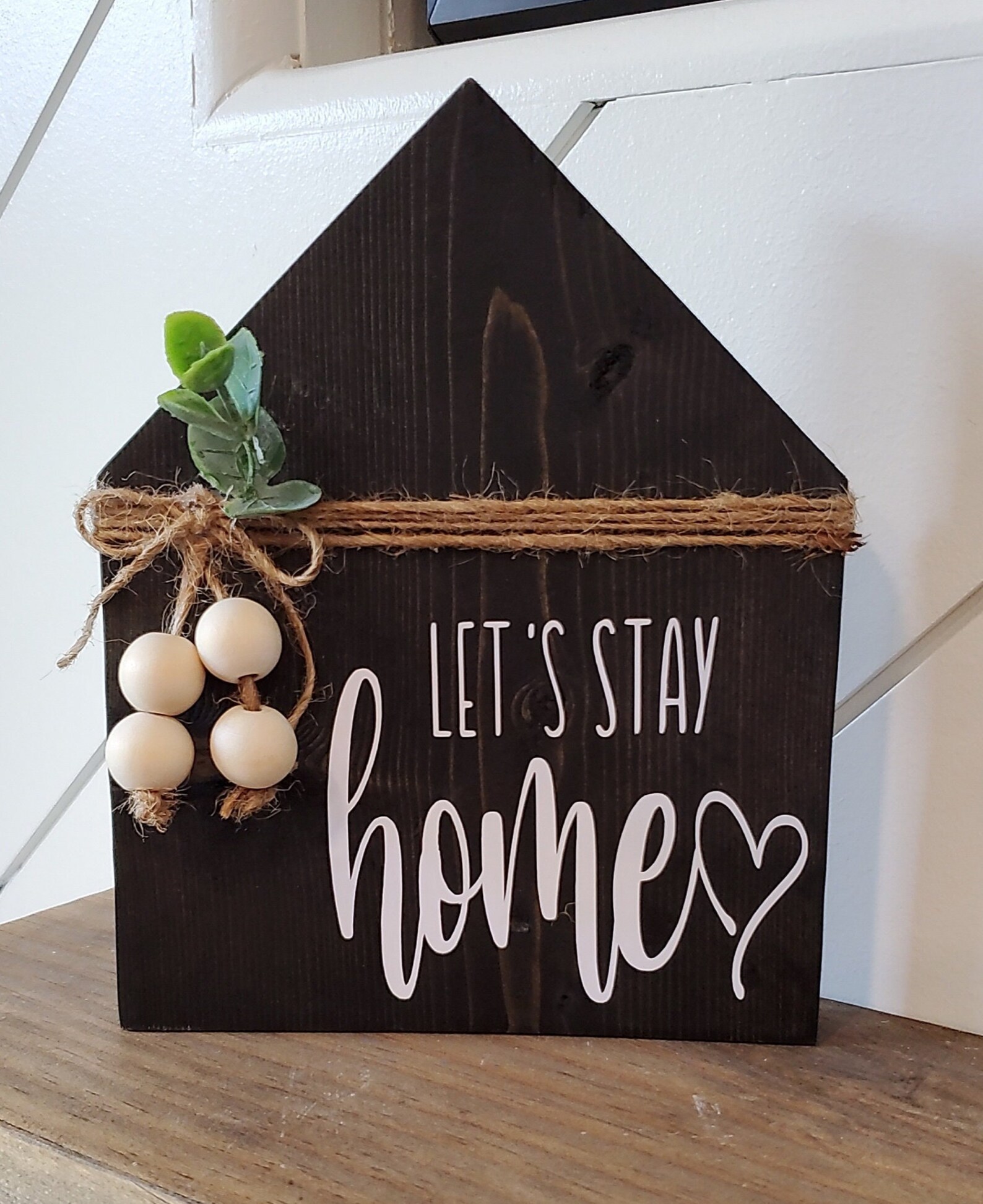 Wooden House Sign, Wooden House, Farmhouse Decor - Etsy