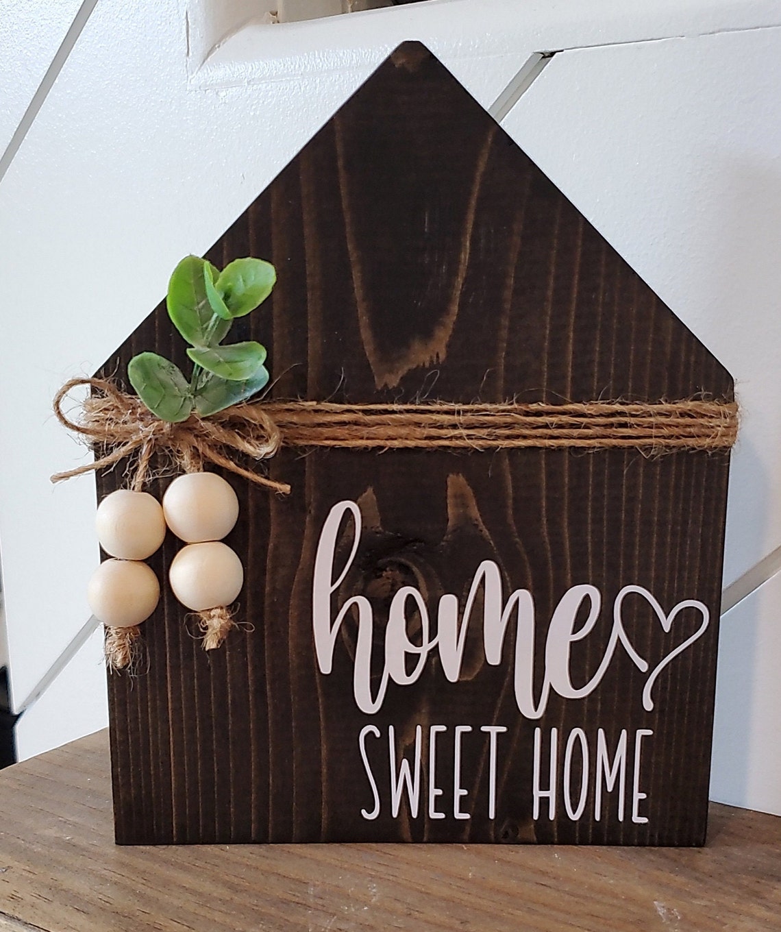 Wooden House Sign, Wooden House, Farmhouse Decor - Etsy