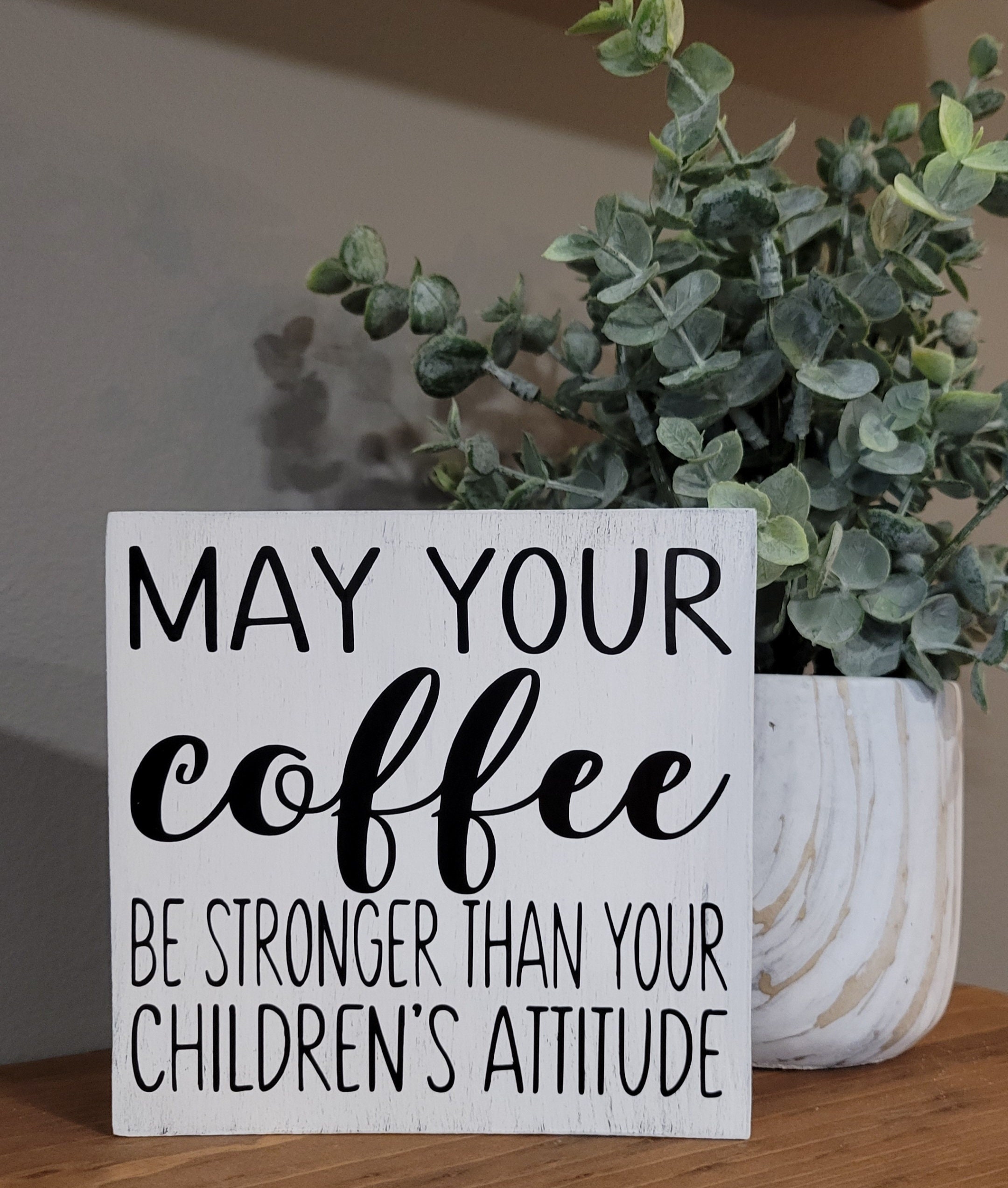 Wood Shelf Sign, Wood Sign, Signs With Sayings, Shelf Signs, Wood Block ...