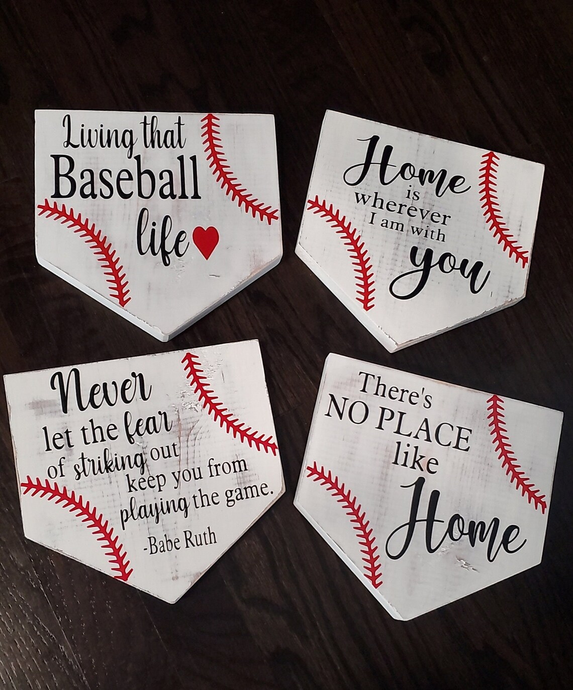 Baseball Home Plate Sign, Wooden Sign - Etsy