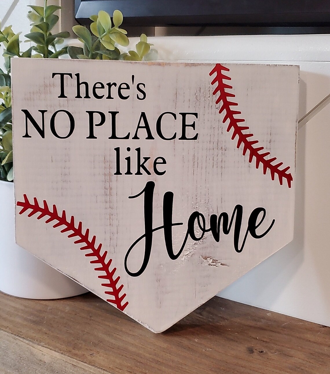 Baseball Home Plate Sign, Wooden Sign - Etsy