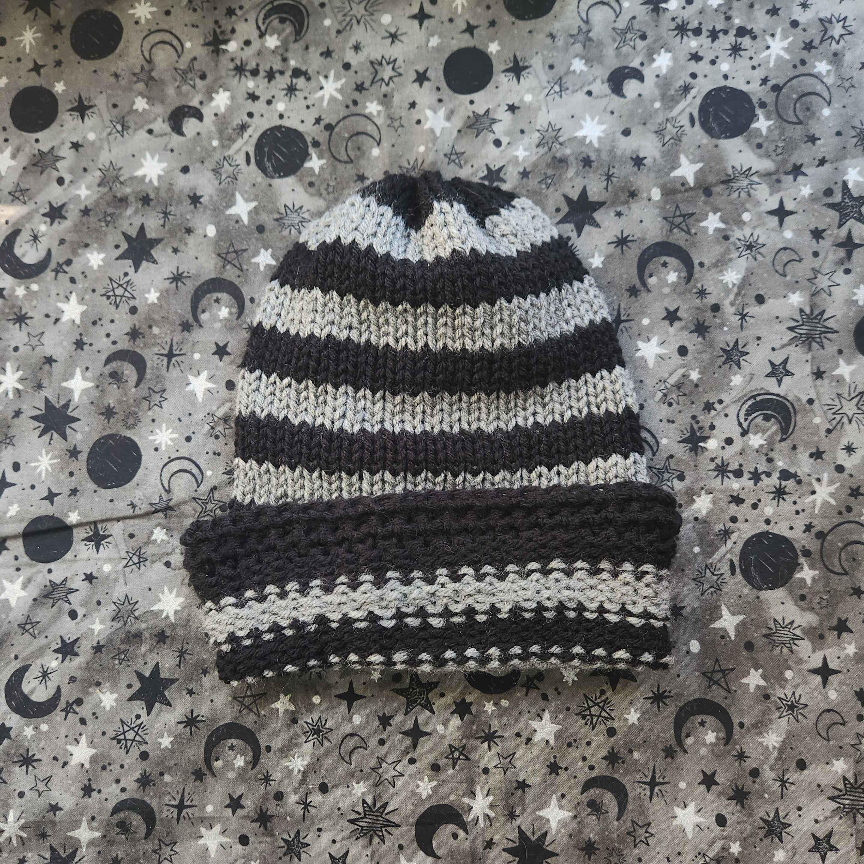 Custom Striped Knit Skull Cap/beanie/hat (made to Order With or Without ...