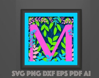 Shadow Box Letter M - Etsy