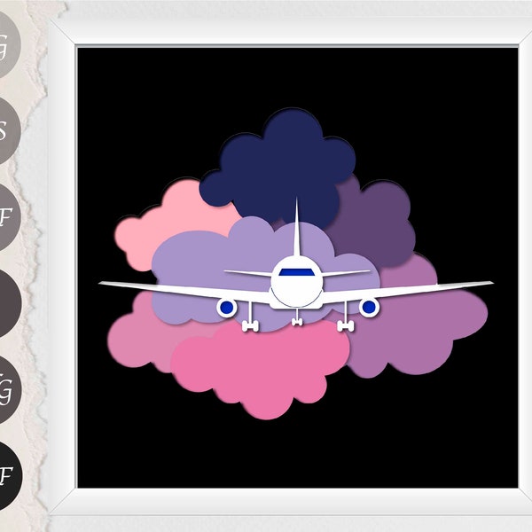3d Airplane Svg File - Etsy