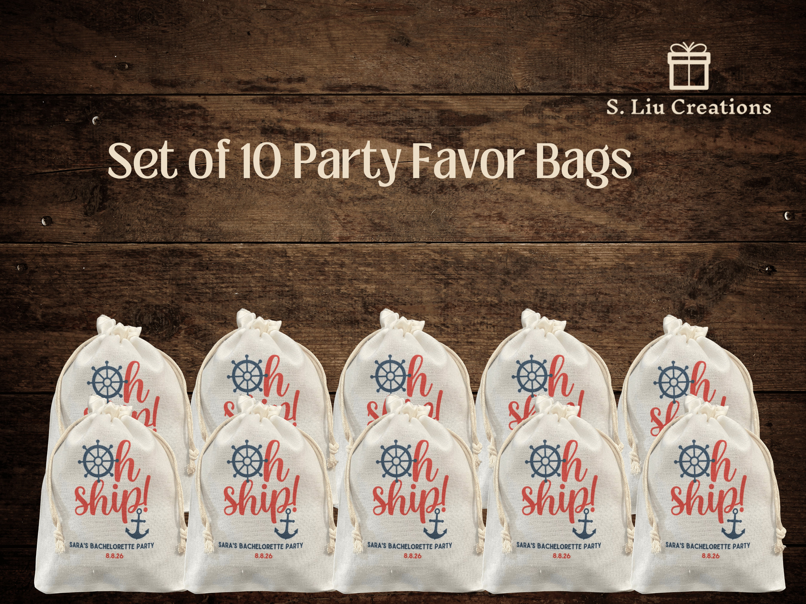 Oh Ship Kit, Cruise Survival, Bachlorette Party Bag, Nautical Theme ...