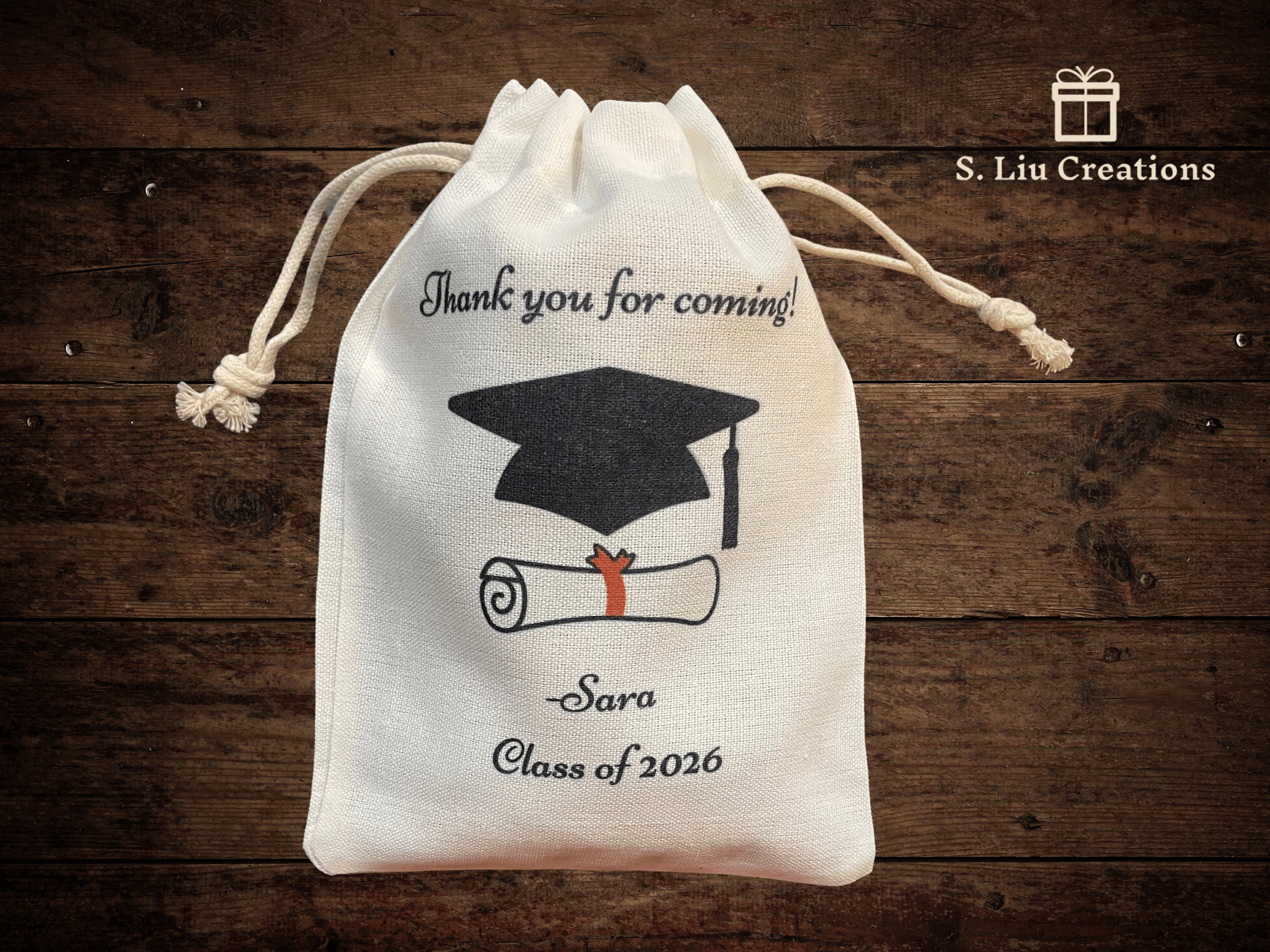 Graduation Party Diploma Cap Thank You for Coming - Etsy