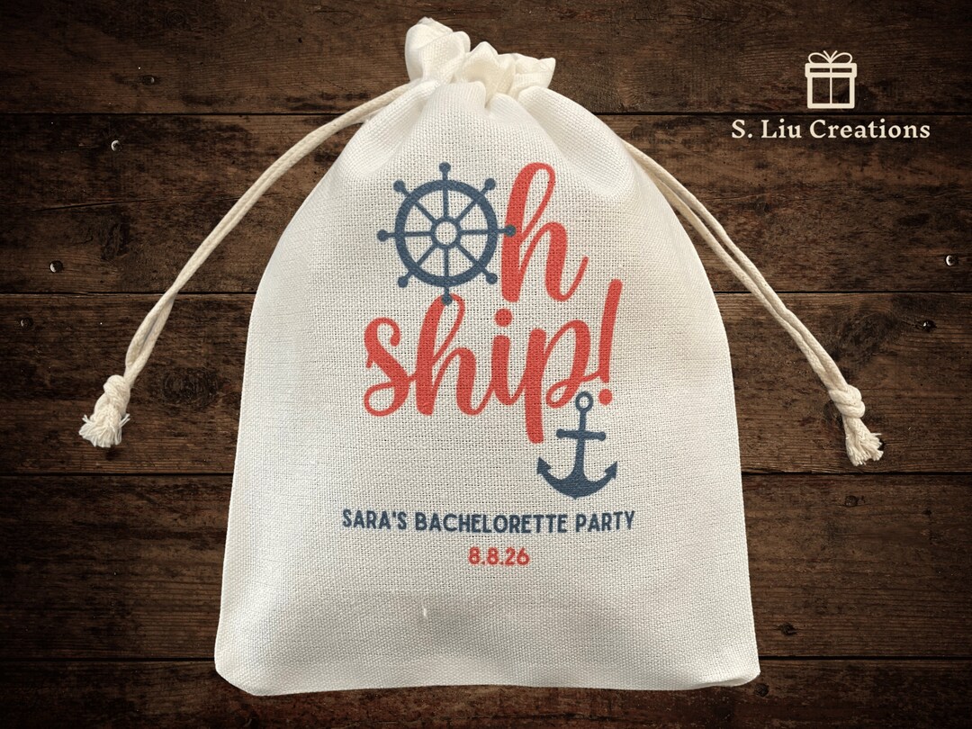 Oh Ship Kit, Cruise Survival, Bachlorette Party Bag, Nautical Theme ...