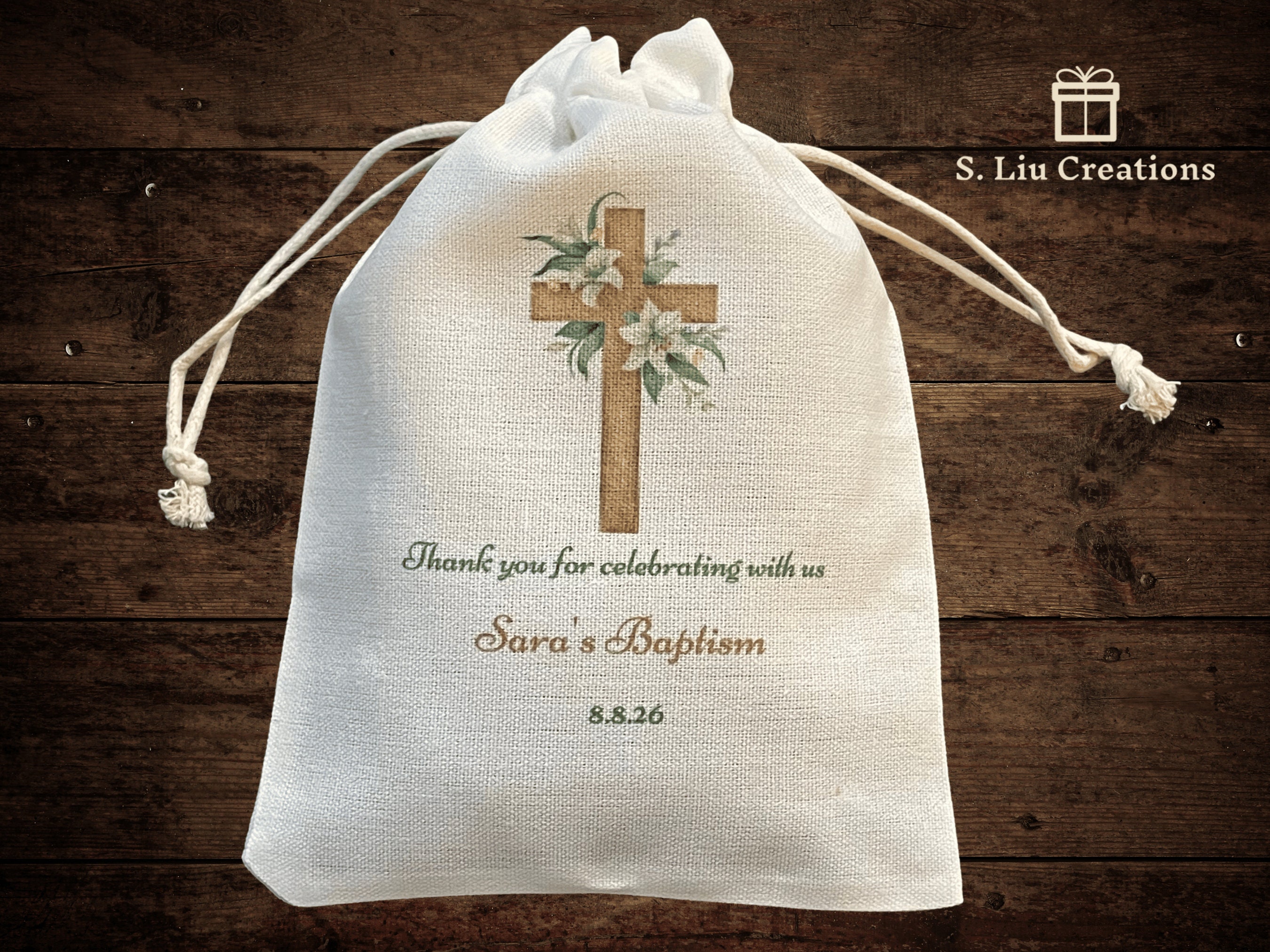 Baptism Favor Bags Born Again Favors Baby or Adult Baptism - Etsy