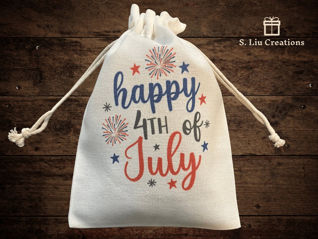 Happy 4th of July Party Bags, Independence Day Bag, Fourth of July Bags ...