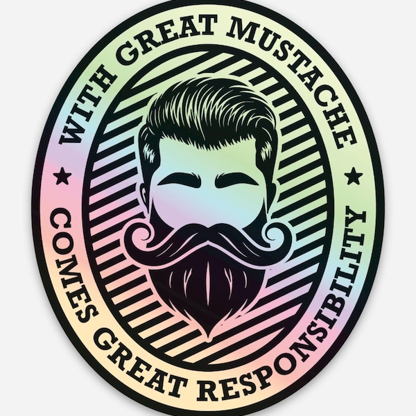Mustache Stickers - Etsy