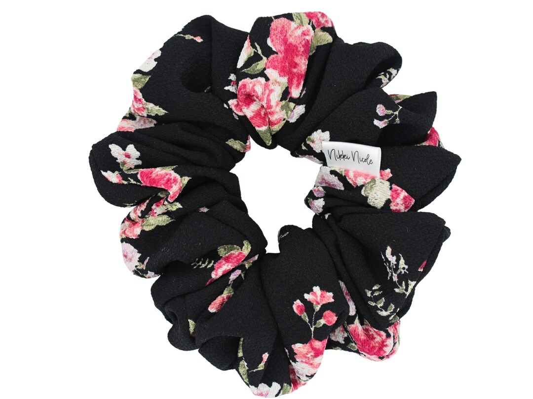 Large Boho Chic Large Scrunchie, Elastic Hair Tie, Handmade Scrunchies ...