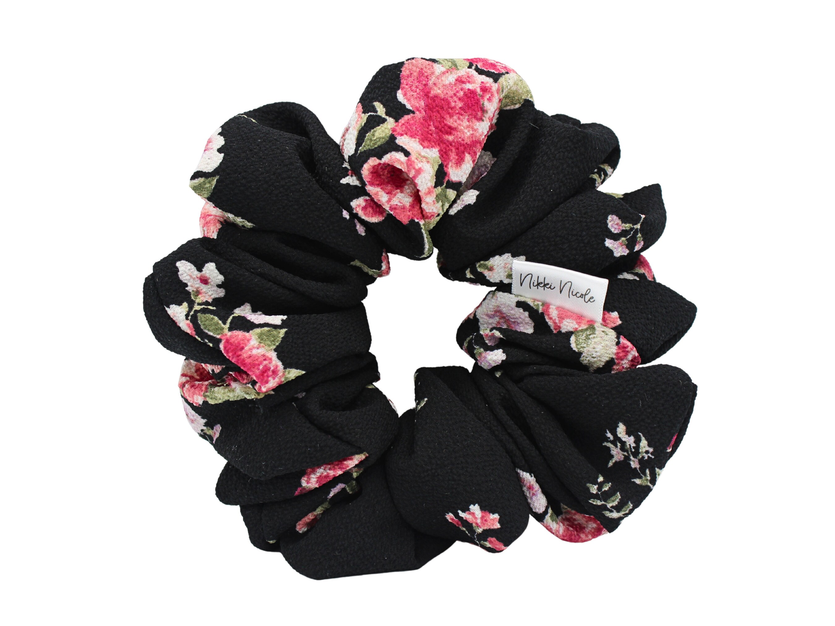 Large Boho Chic Large Scrunchie, Elastic Hair Tie, Handmade Scrunchies ...