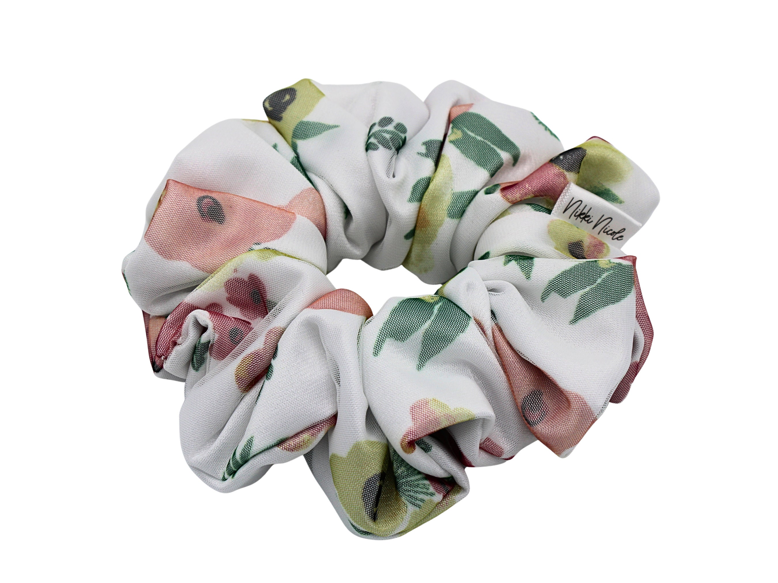 Large Scrunchie, Shabby Chic Boho Hair Tie, Custom Scrunchie, Cute ...