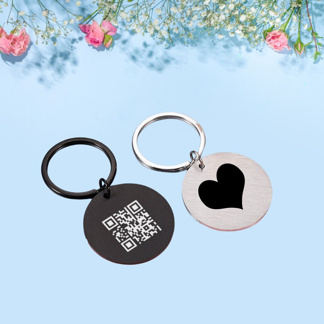 QR Code Keychain,plays Music With Scan, Personalized Scan Lanyard ...