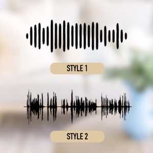 Personalized QR Code With Sound Wave Keychain, Voicemail, Voice Memos ...