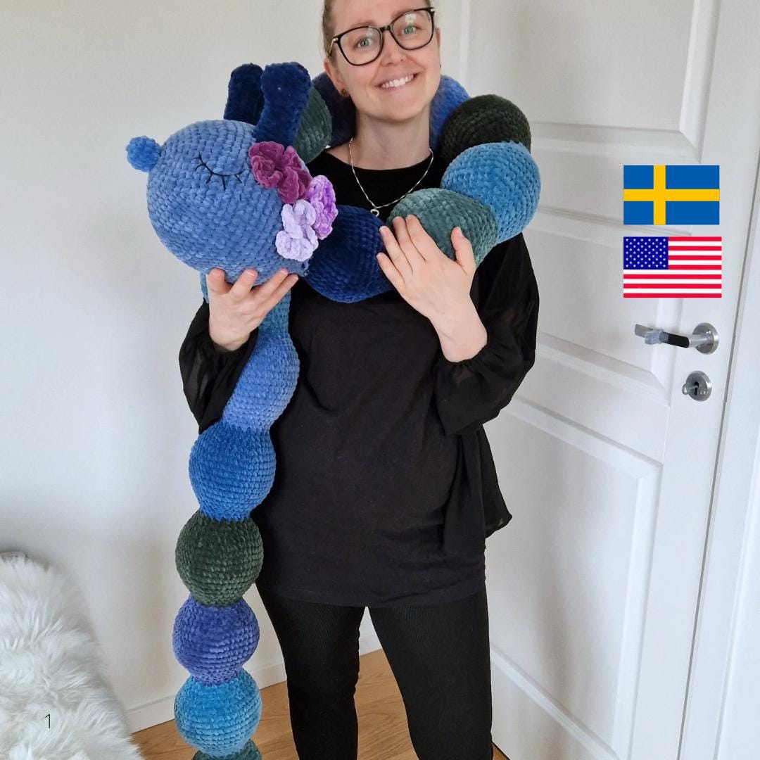 Crochet Pattern Cuddle Buddy (PDF) / PDF Virkmönster Sovlarven ...