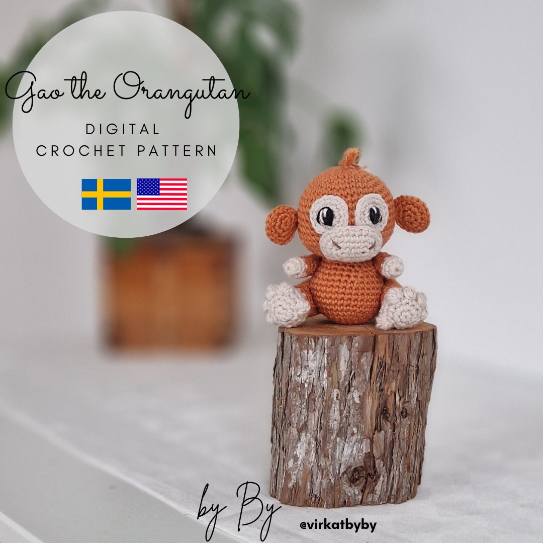 PDF Crochet Pattern Gao the Orangutan Us-terms Stroller Chain ...