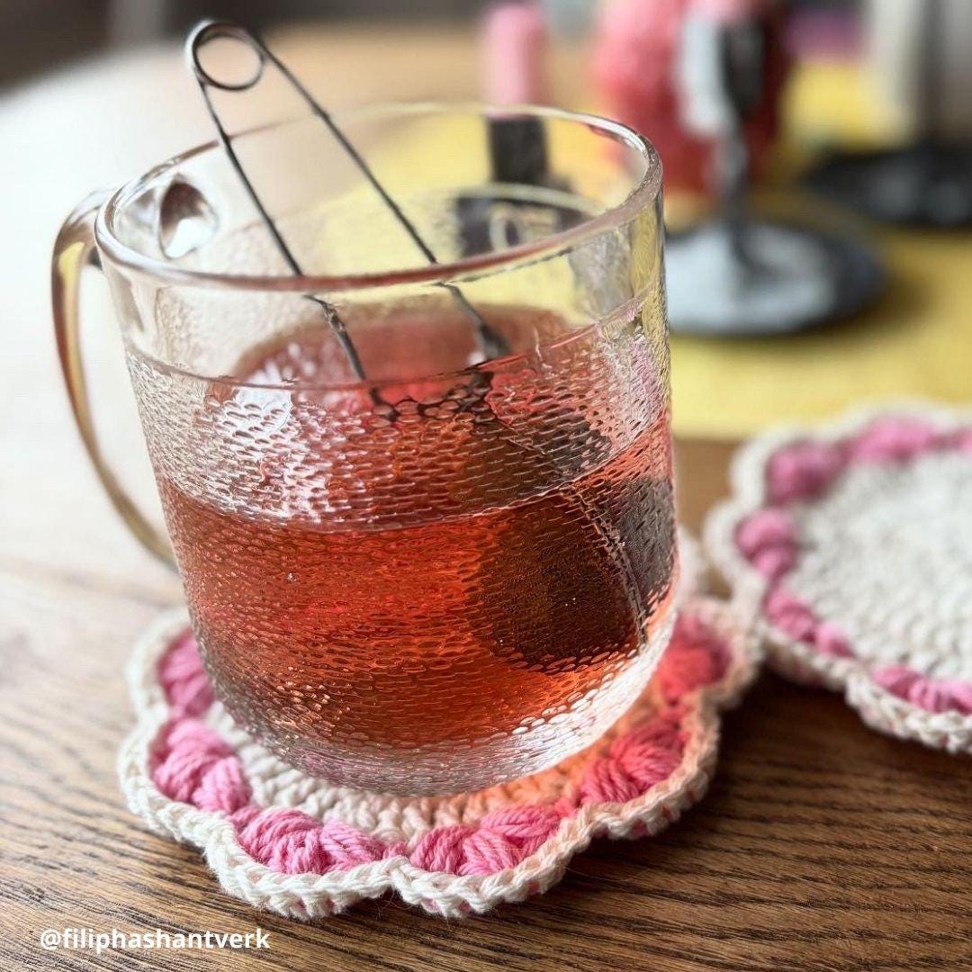 Summer Coaster Flower & Placemat Crochet Pattern PDF - Pumpkin Option ...