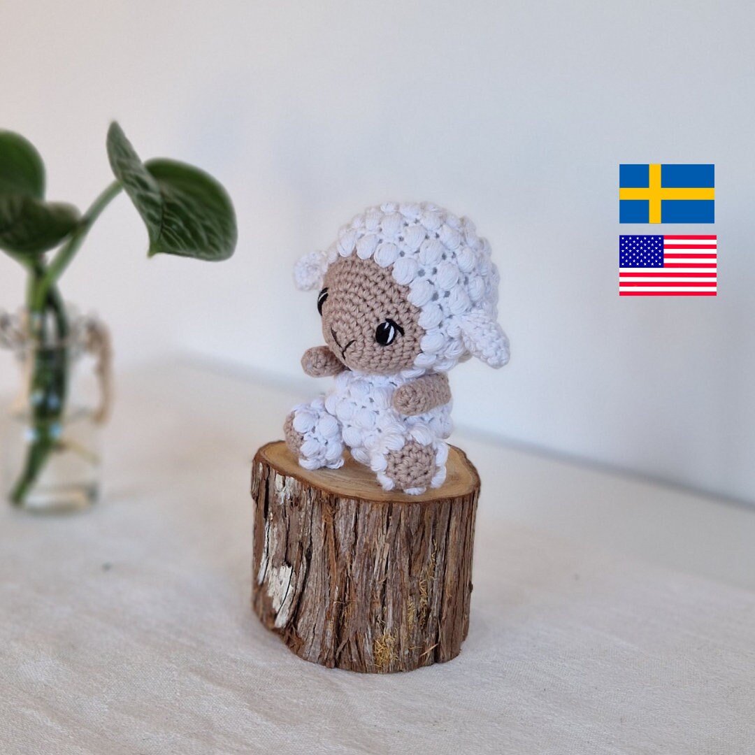 PDF Crochet Pattern 'farm Animals' Ingrid the Lamb Us-terms Stroller ...