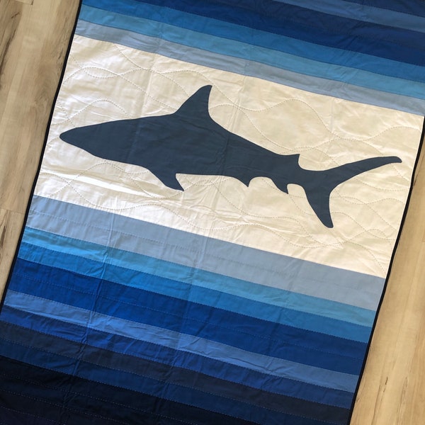 Shark Quilt - Etsy