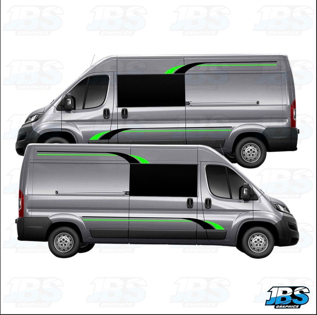 Vinyl Decals Graphics for Fiat Ducato - Citroen Relay - Peugeot Boxer ...