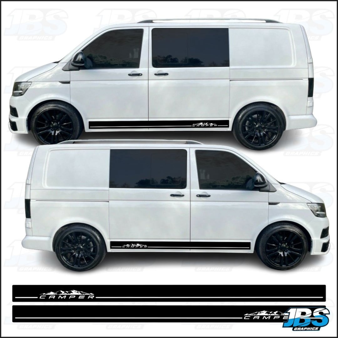 VW Volkswagon T5 T6 Transporter Camper Van Mountains Exterior Styling ...