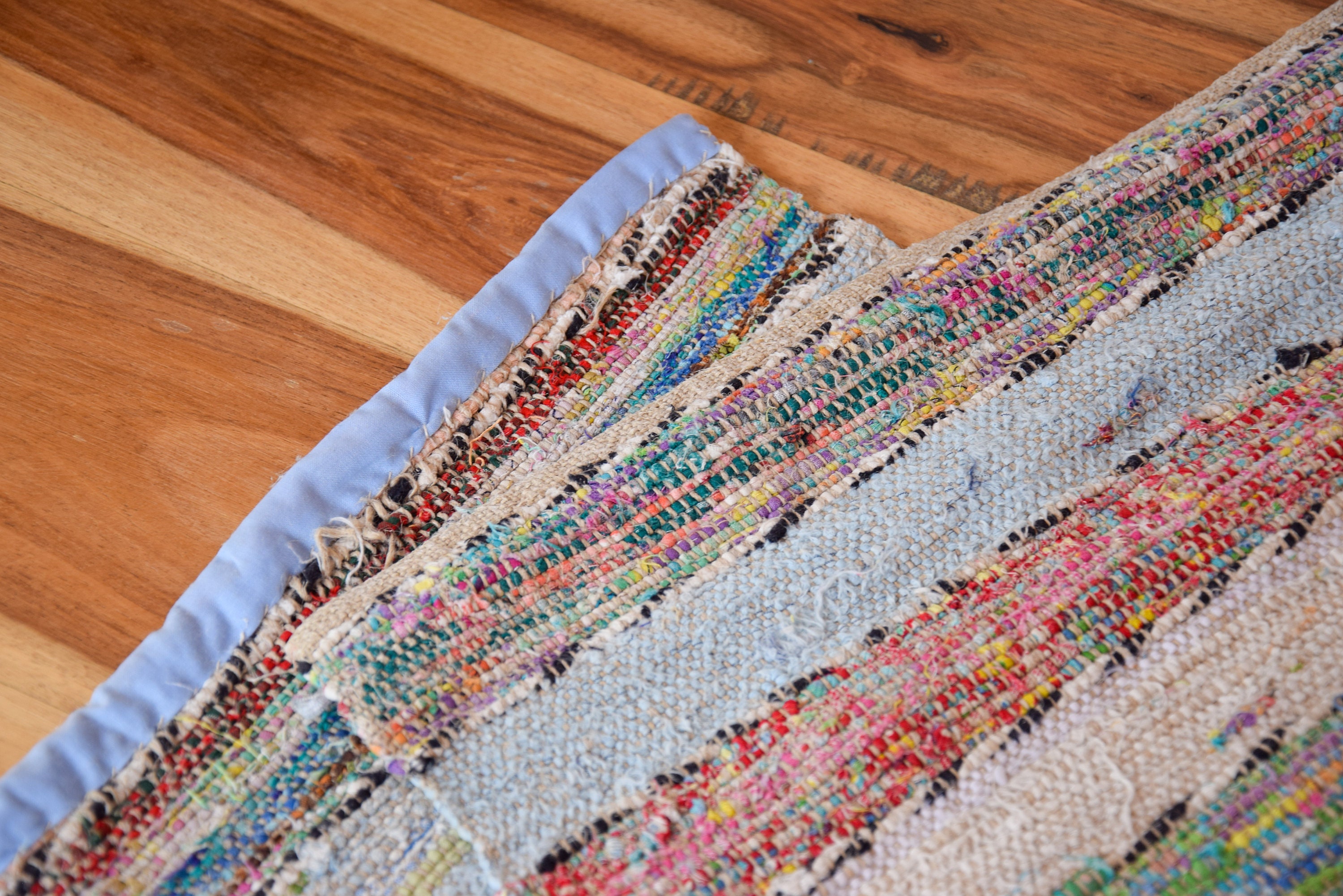 2,5m ~ 2,7yard Handmade Rag Carpet Strip Carpet Bolt Roll Stair Runner ...