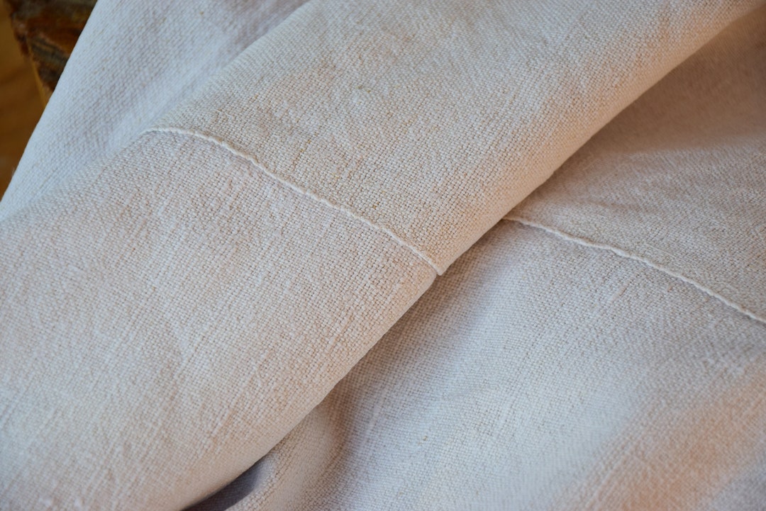Pure Hemp Heavy Sheet 51"x 73" Antique Homespun Handloomed Woven ...