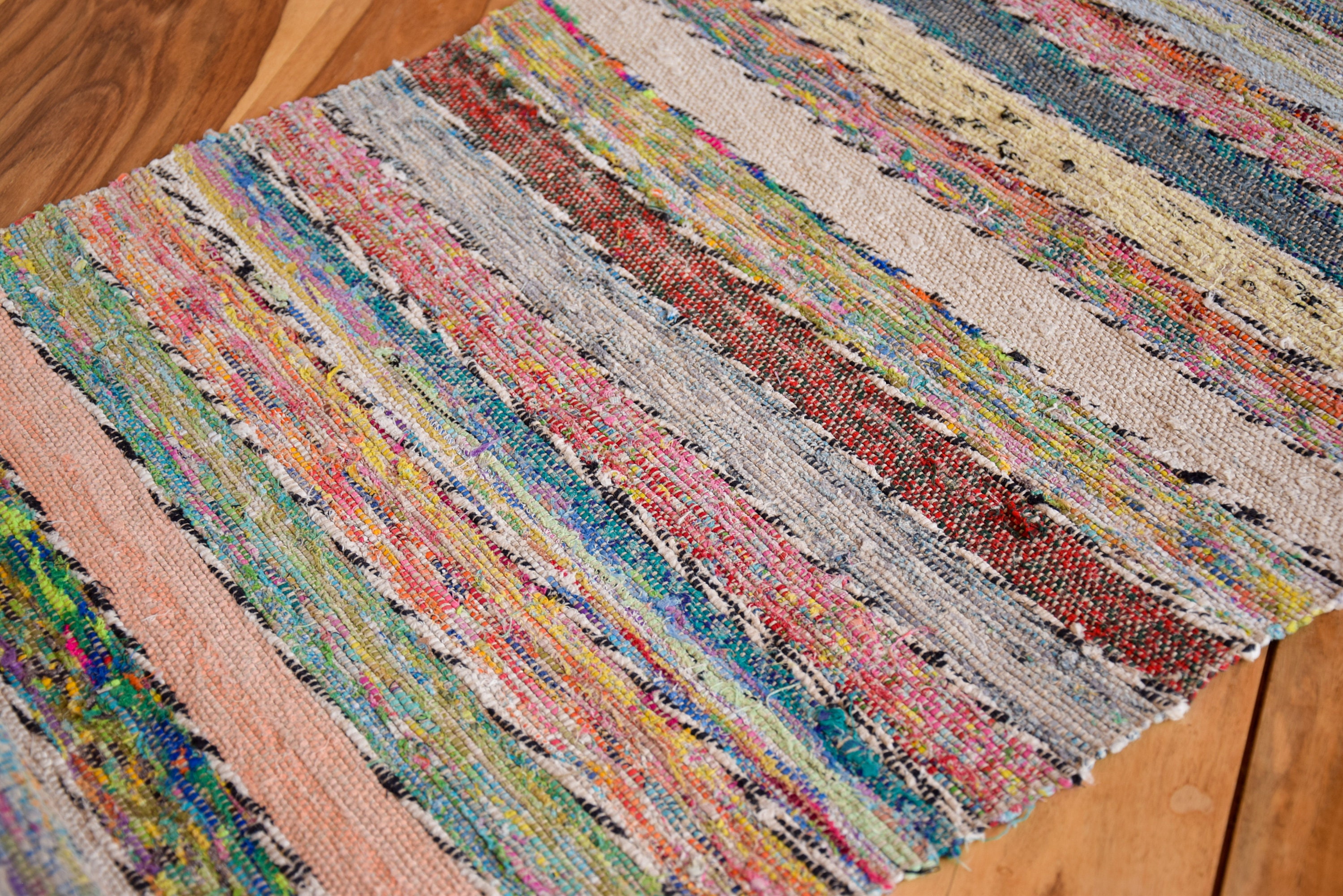 2,5m ~ 2,7yard Handmade Rag Carpet Strip Carpet Bolt Roll Stair Runner ...