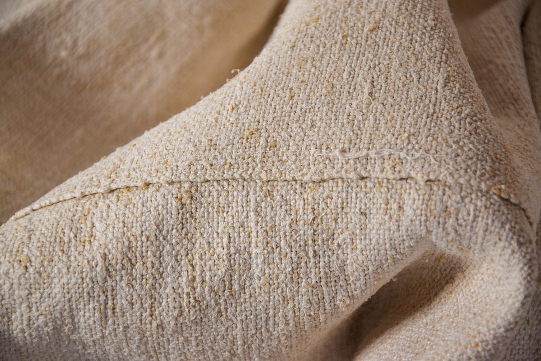 Pure Hemp Heavy Sheet 49x73 Antique Homespun Handloomed Woven ...