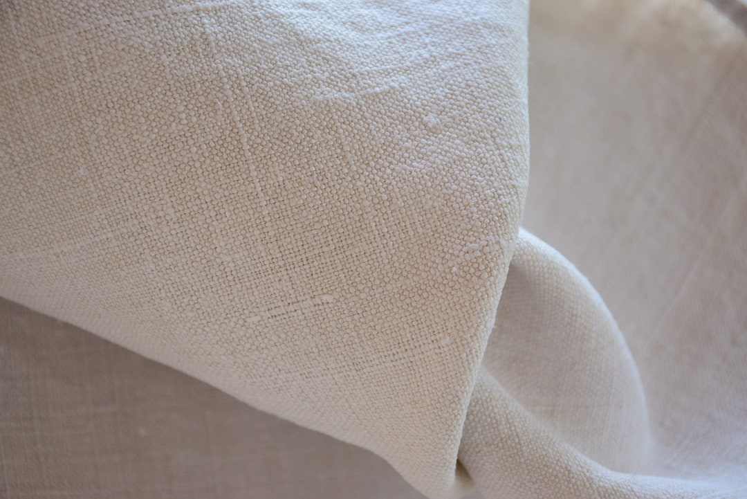 Pure Hemp Heavy Sheet 47"x77" Antique Homespun Woven Upholstery Canvas ...