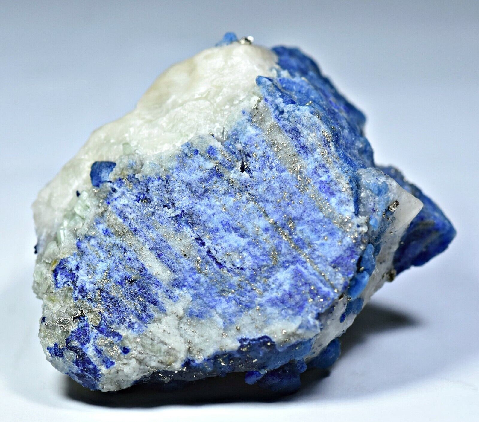 361 Gram Amazing Natural Fluorescent Afghanite Crystals With Lazurite ...