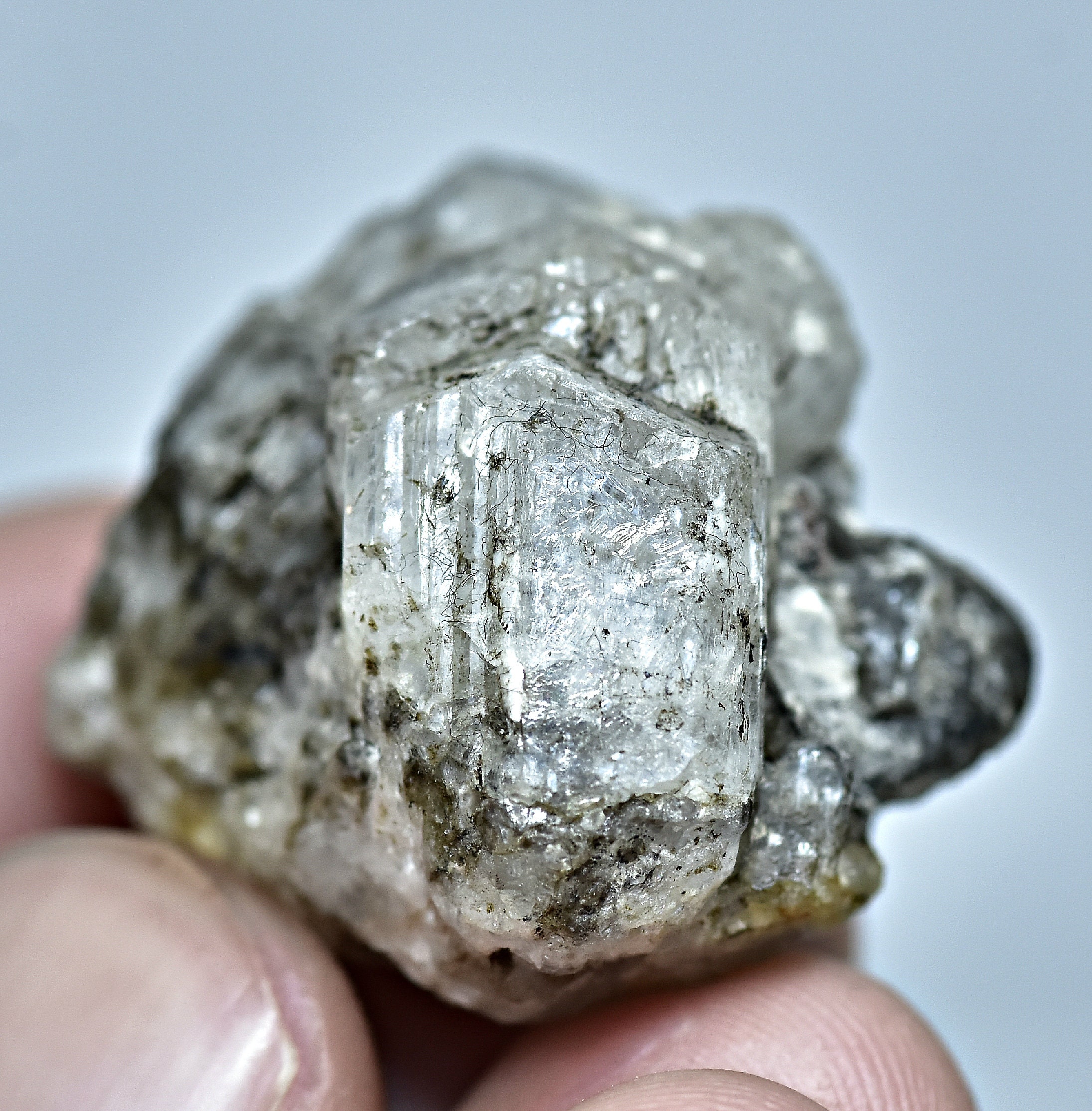 92 Carat Rare Natural Fluorescent Marialite Scapolite Crystals on ...
