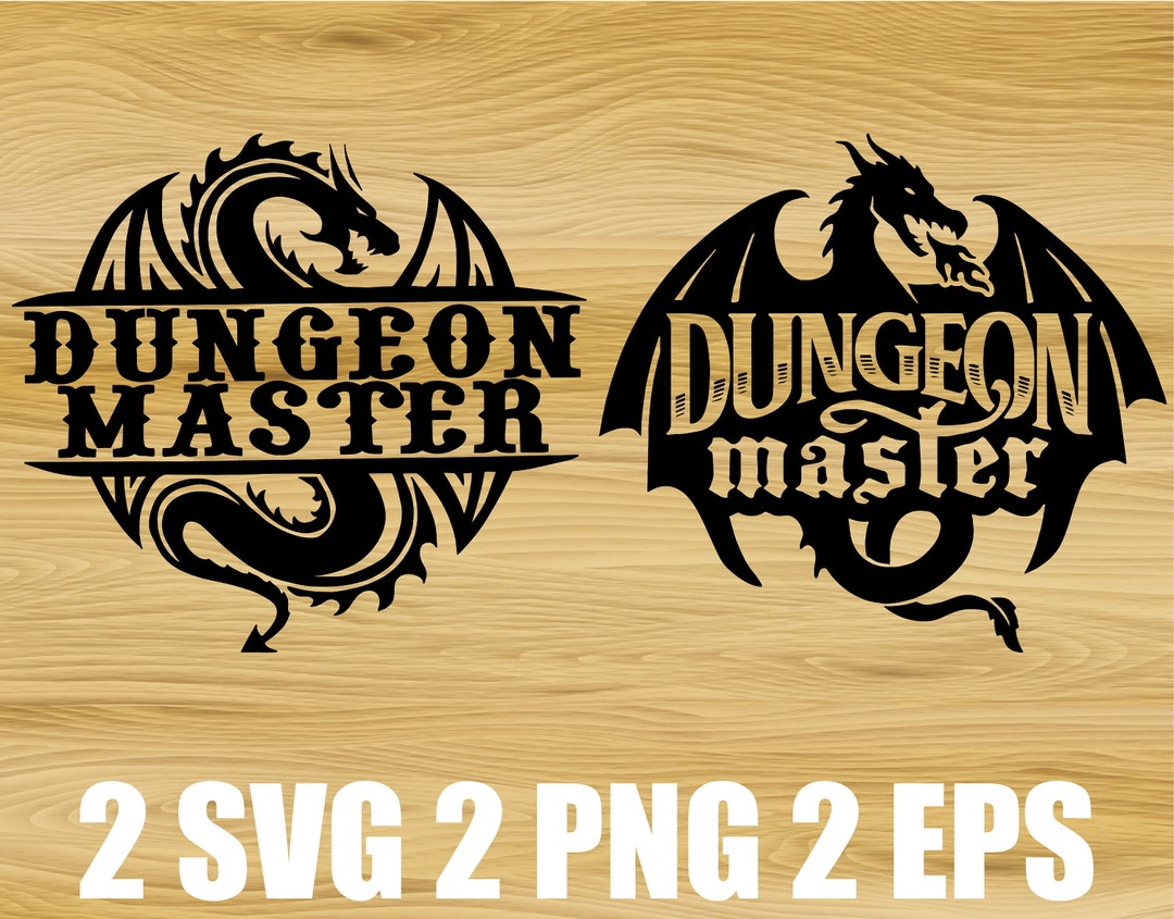 Dungeon Master Svg Png Eps Dungeon and Dragon Svg Dragon Svg - Etsy