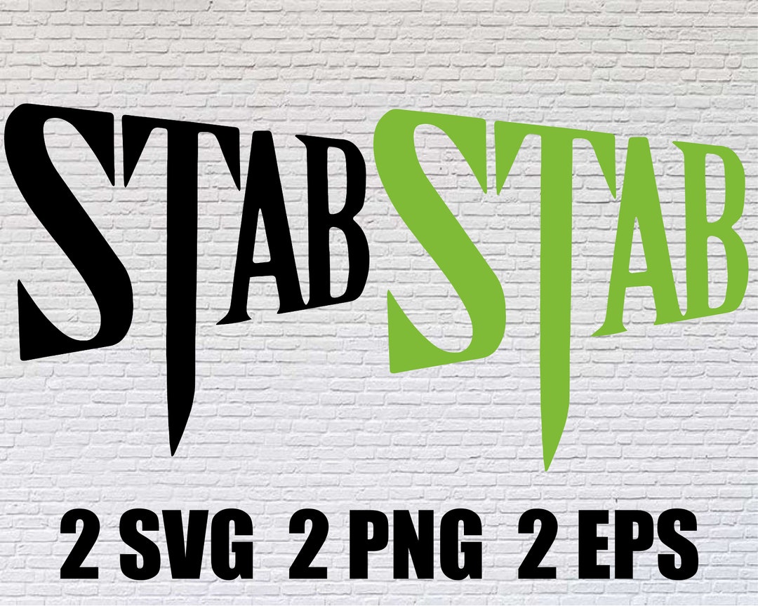 Stab Logo Svg Png Eps - Etsy