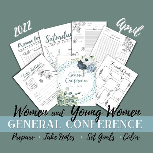 General Conference Coloring Kit General Conference Packet - Etsy