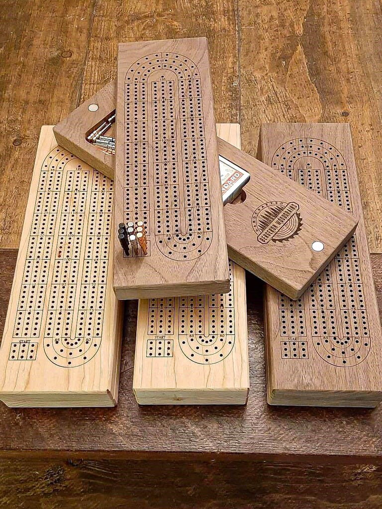 Cribbage Board Crib Board Wood Cribbage Board - Etsy Canada