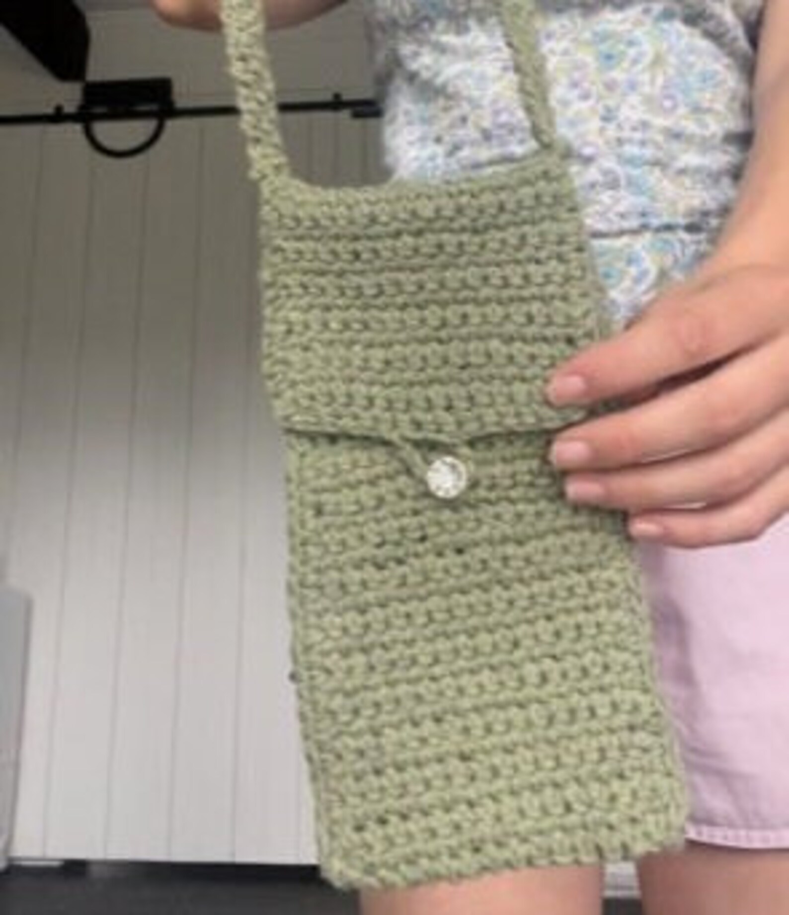 Handmade / Crochet / Sage Green Purse - Etsy