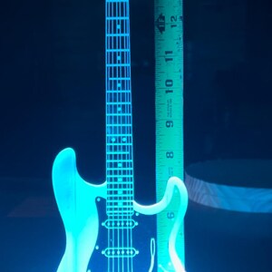 Guitar Night Light or Center Piece - 3D LED Lamp - Light for Electric ...