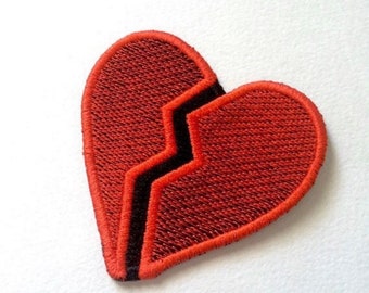 Heart Broken Patch - Etsy