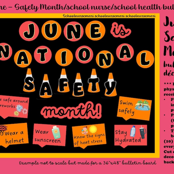 Safety Bulletin Board Ideas - Etsy